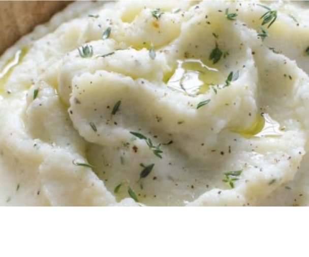 Buttery Garlic Mashed “Taters” - Dat Keto Lady